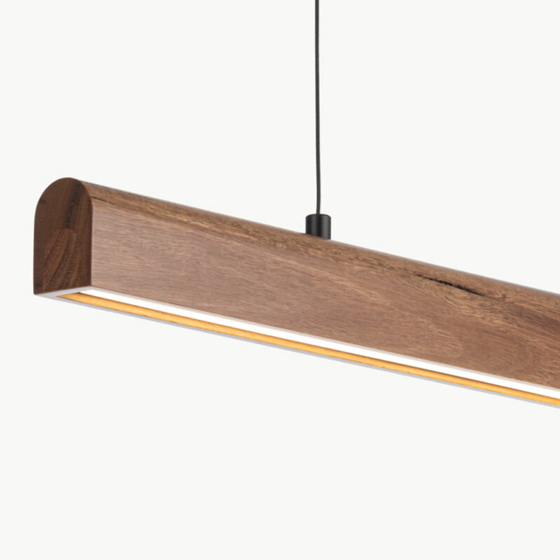 Arc Linear Timber Pendant – Workshopped