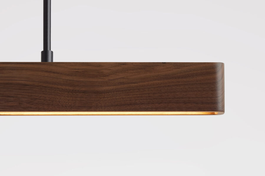 Umber Linear Timber Pendant – Workshopped